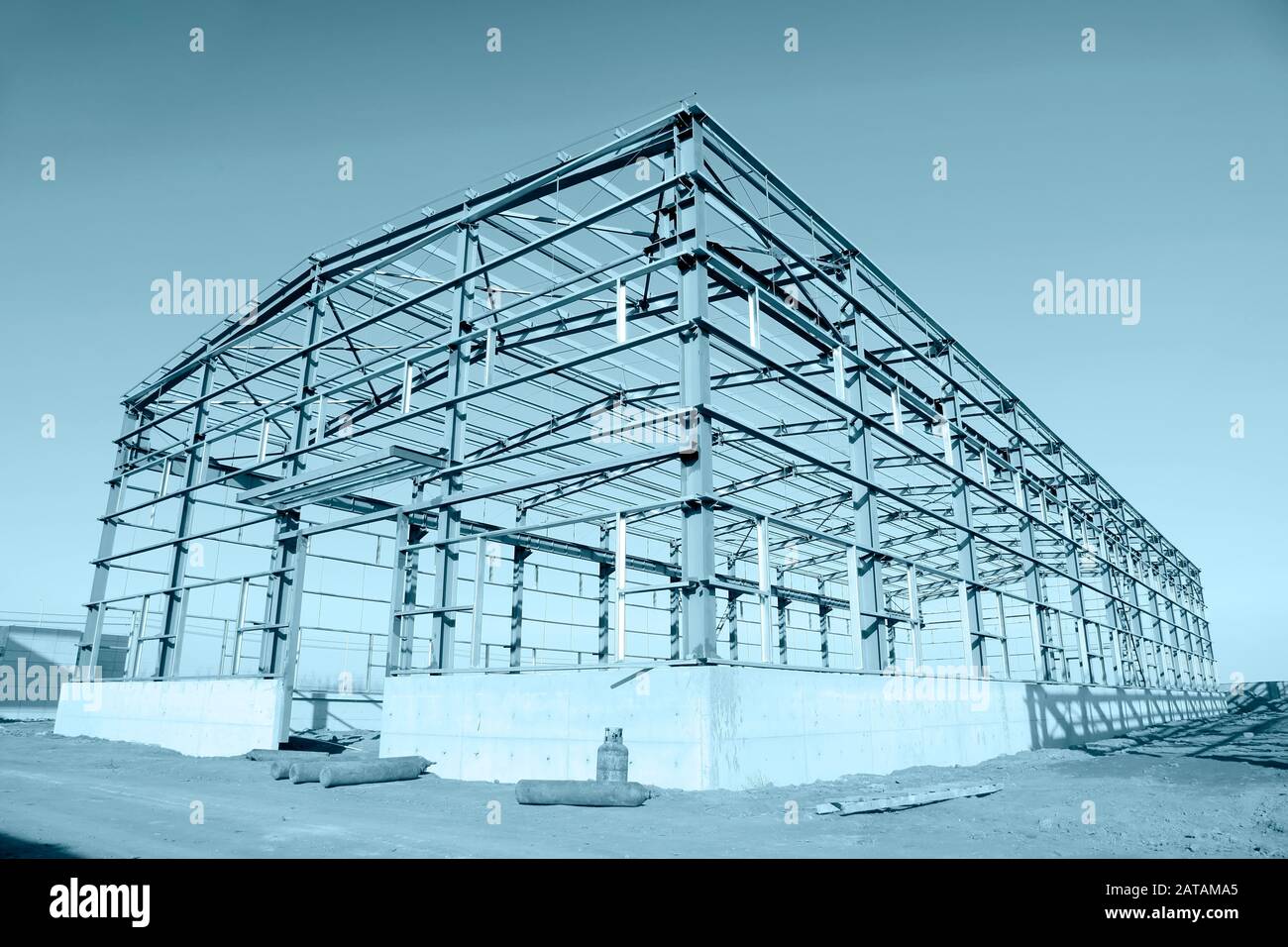 The steel structure Stock Photo - Alamy
