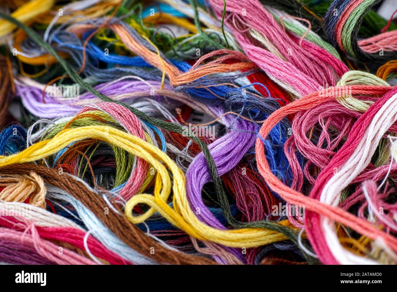 Colored embroidery hi-res stock photography and images - Alamy