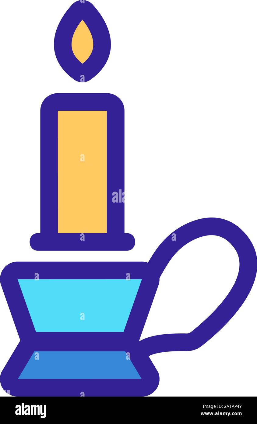 Illumination icon vector. Isolated contour symbol illustration Stock ...