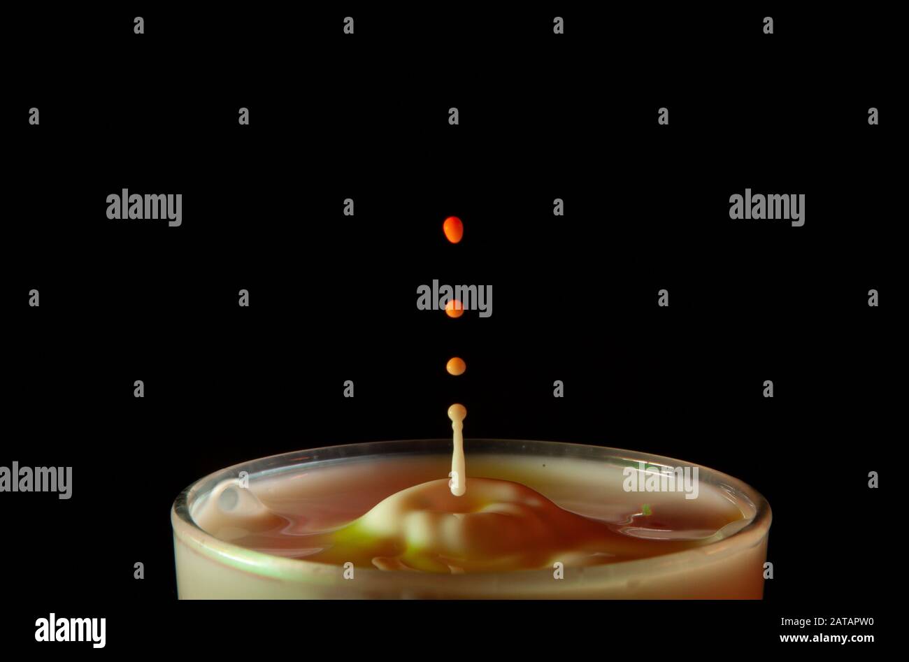 Cream drop hi-res stock photography and images - Alamy