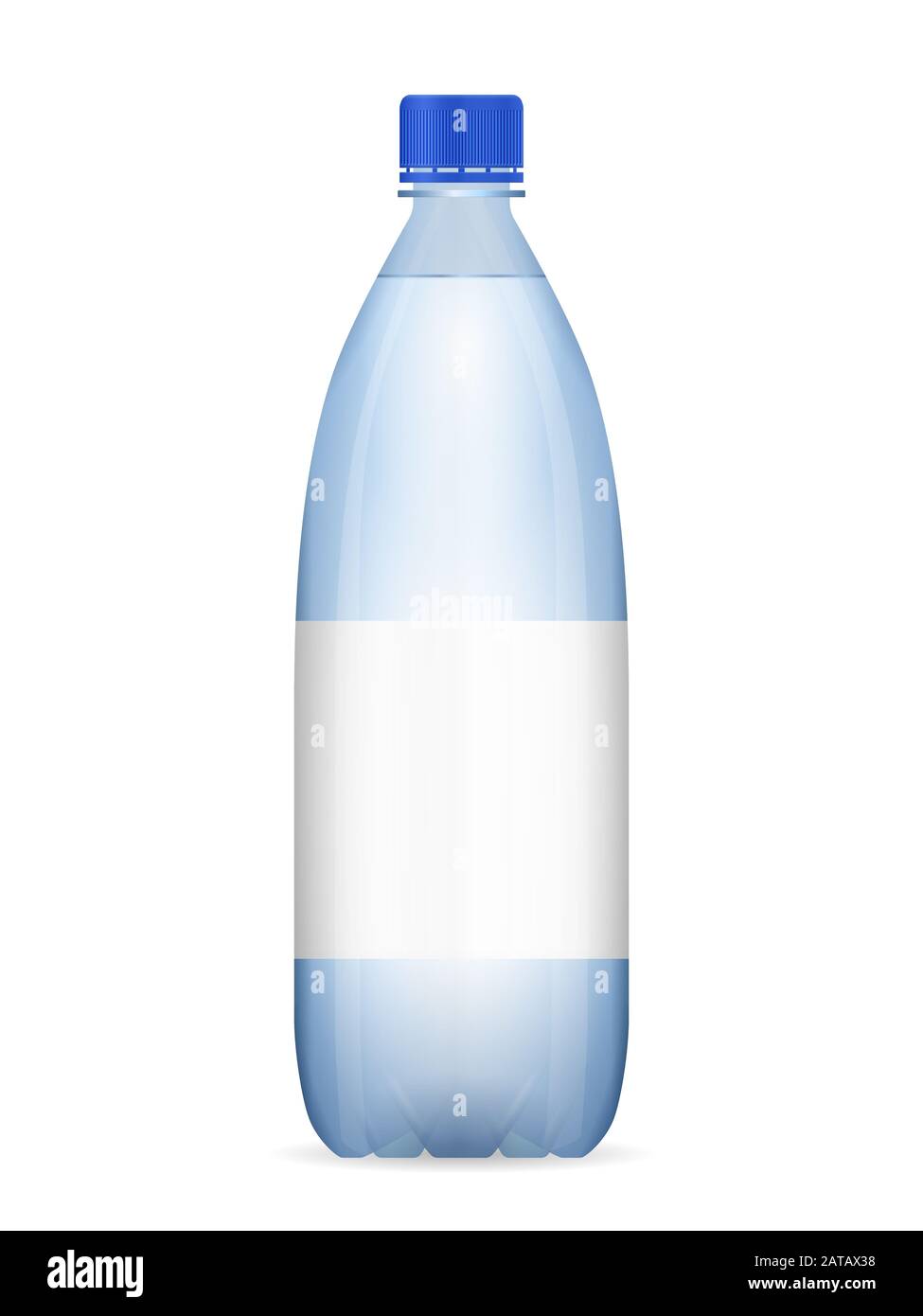Water bottle on a white background. Vector illustration Stock Photo - Alamy