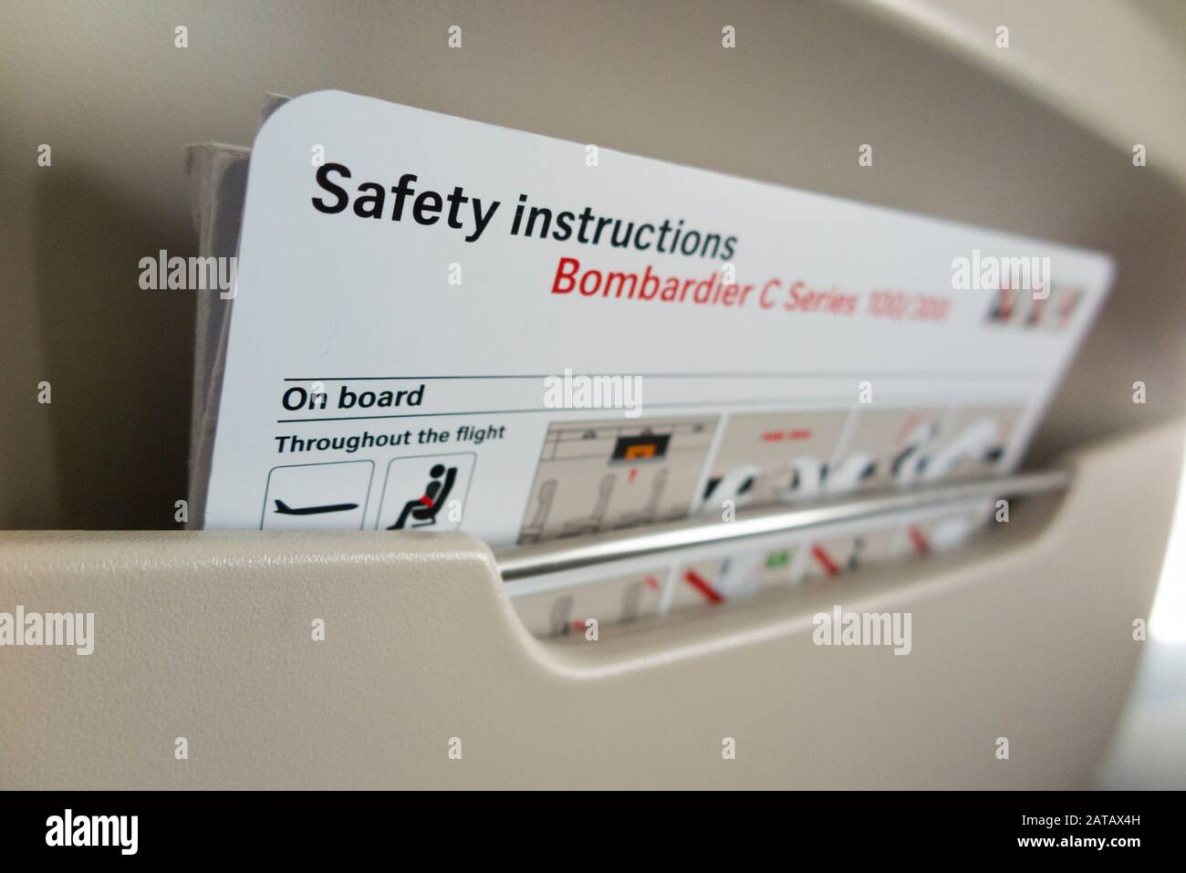 Safety Card Airplane High Resolution Stock Photography and Images - Alamy