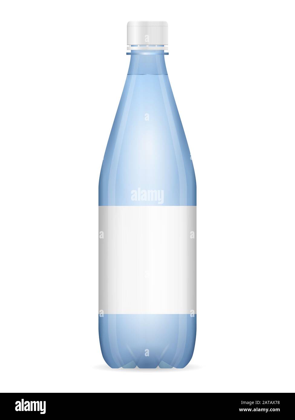 Water bottle on a white background. Vector illustration Stock Photo - Alamy
