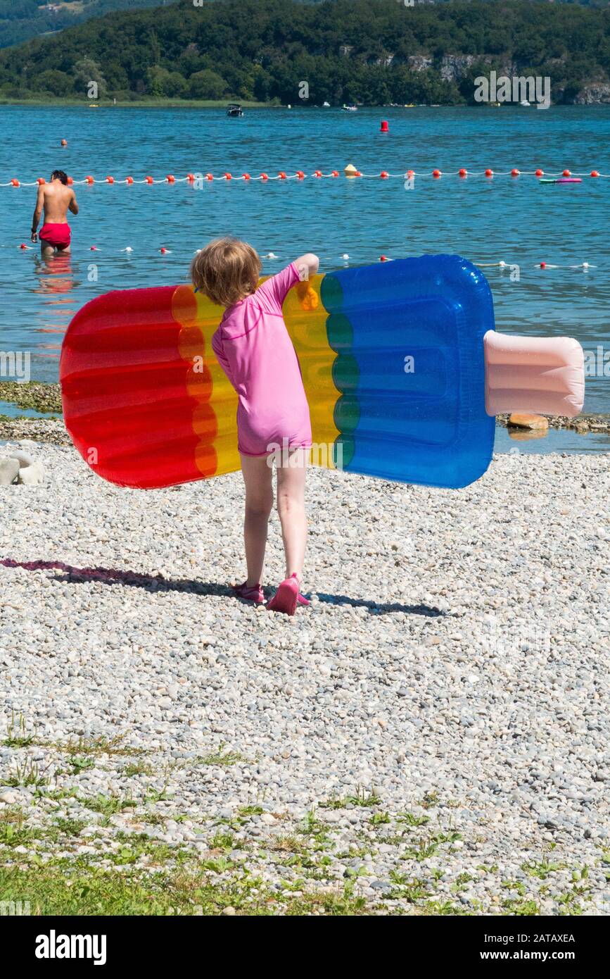 Seaside lilo hi-res stock photography and images - Alamy