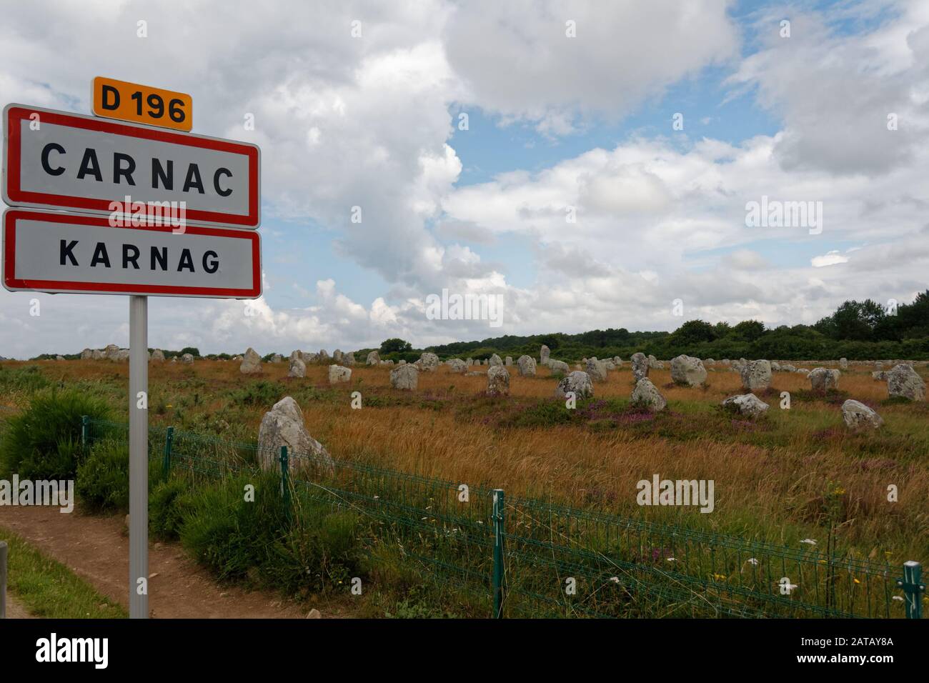 The menhirs of Carnac Stock Photo - Alamy