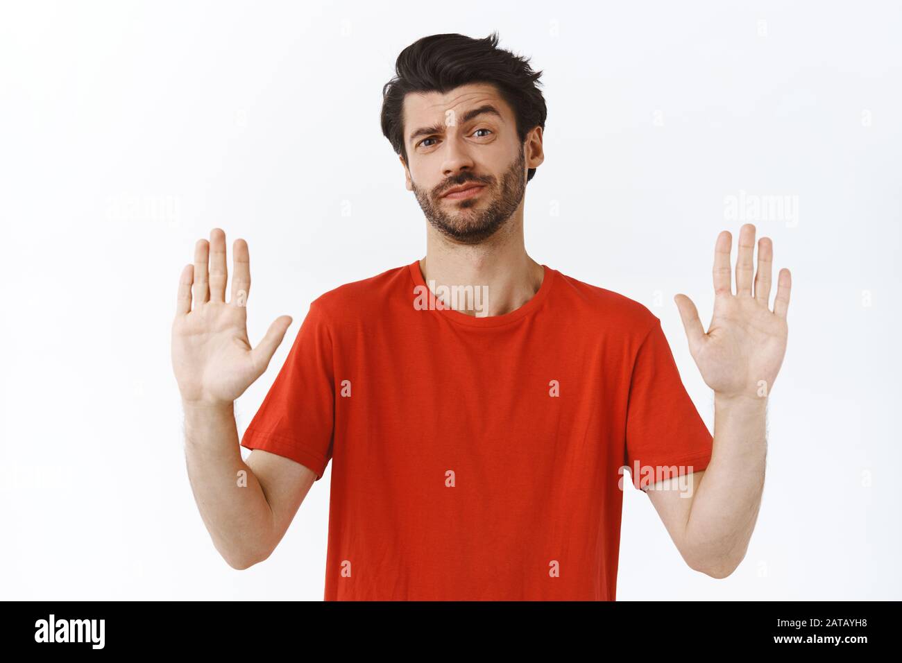 Portrait no gesture head shake hi-res stock photography and images - Alamy