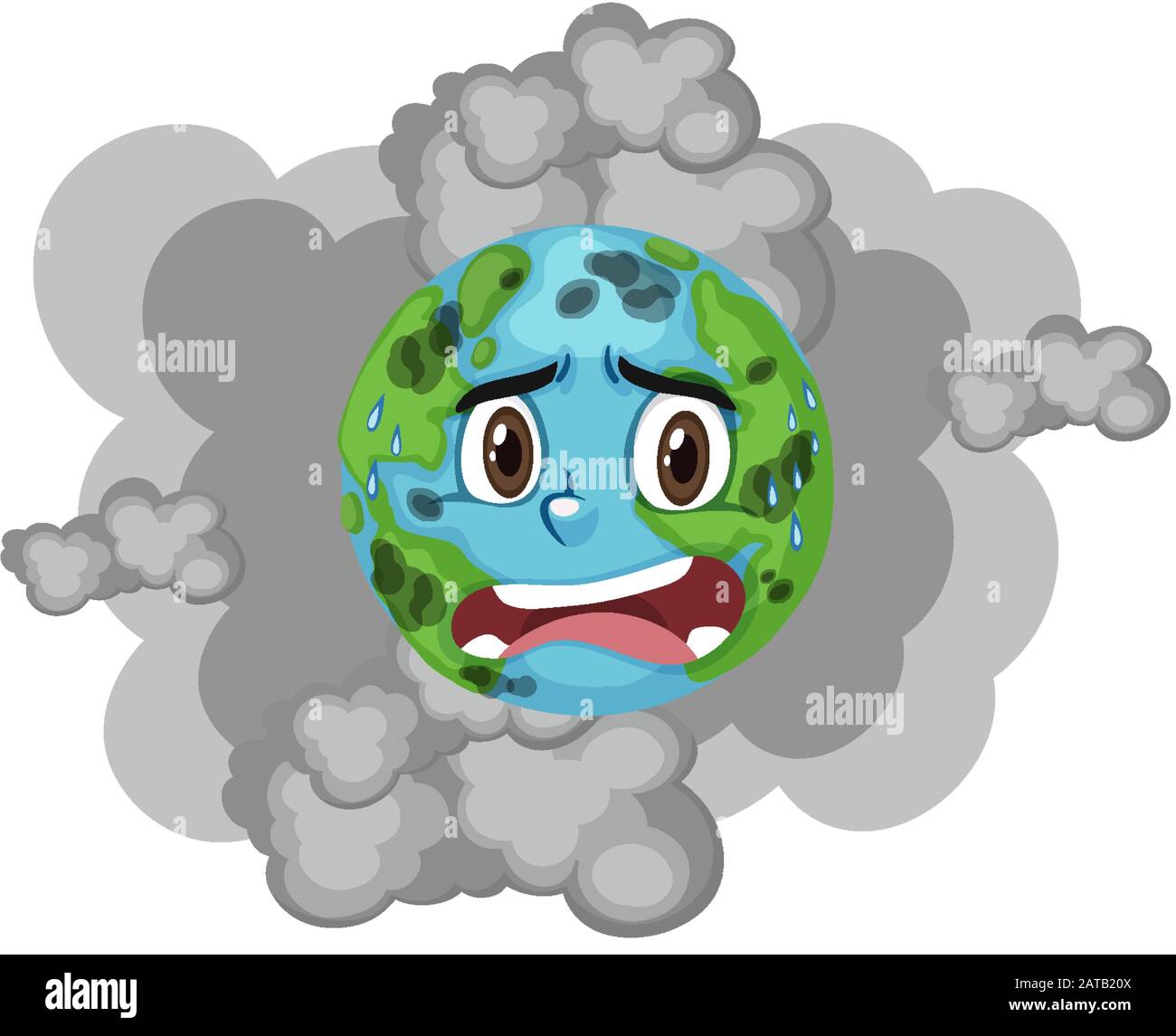 Land Pollution Animation