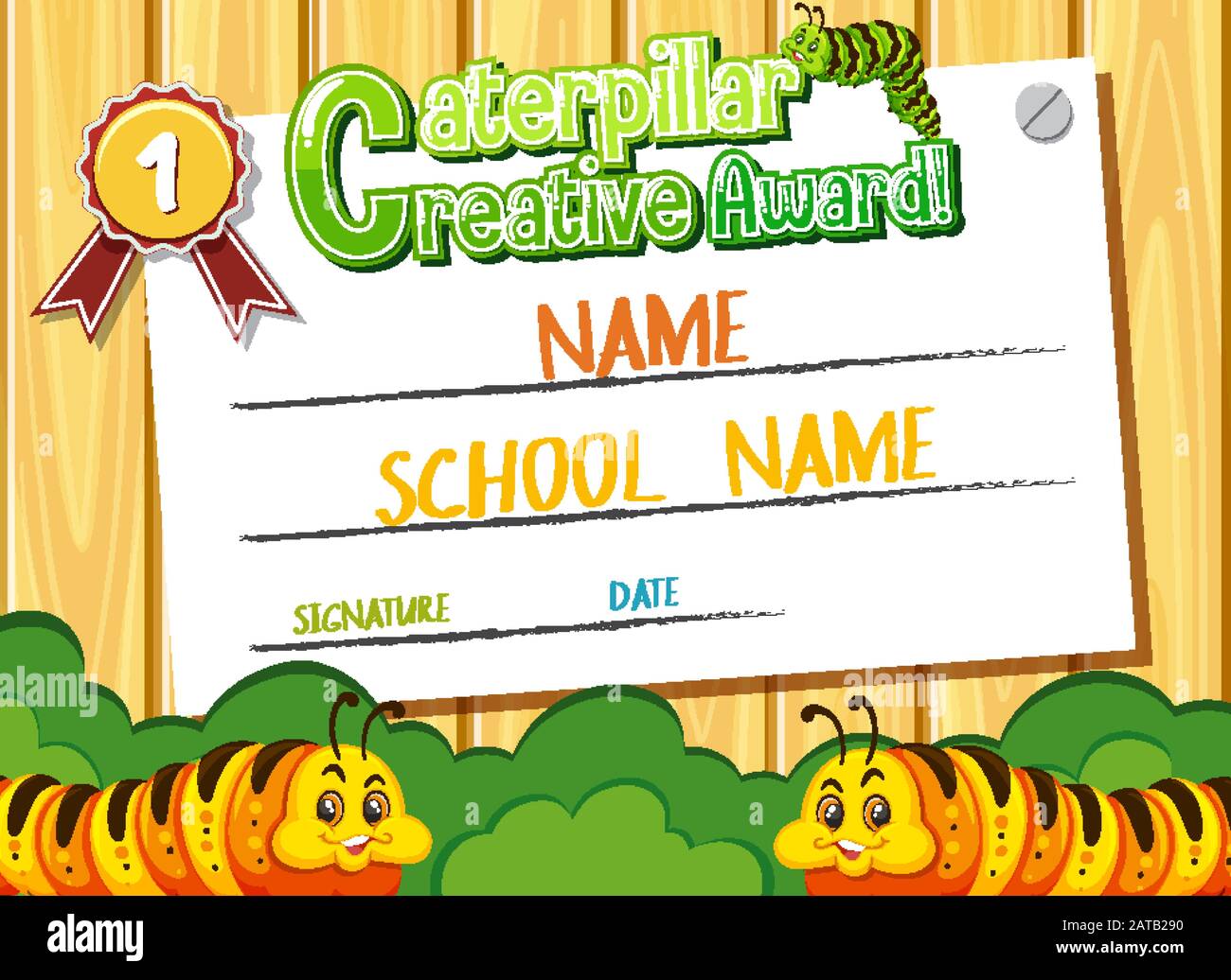 Bee Certificate Template