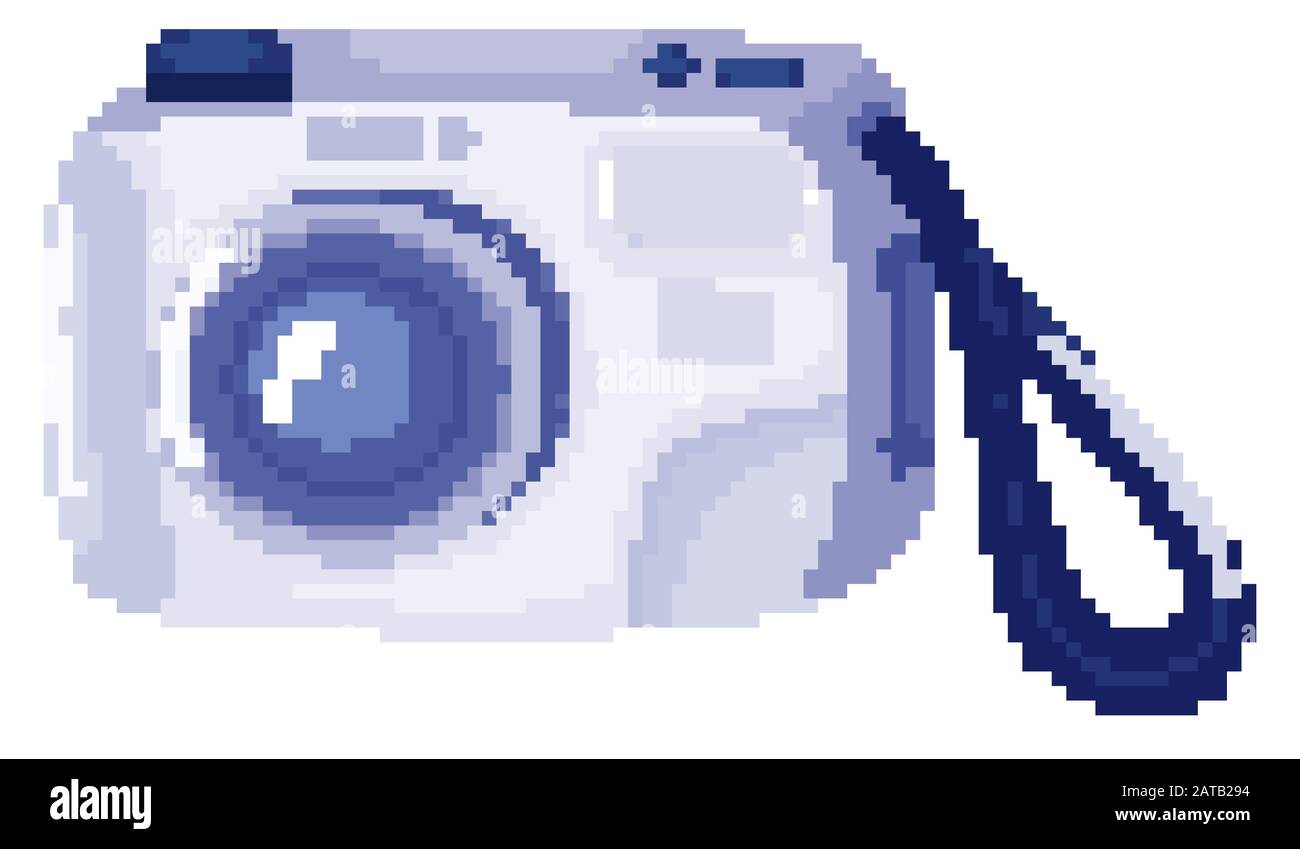 Isolated camera in blue color illustration Stock Vector Image & Art - Alamy
