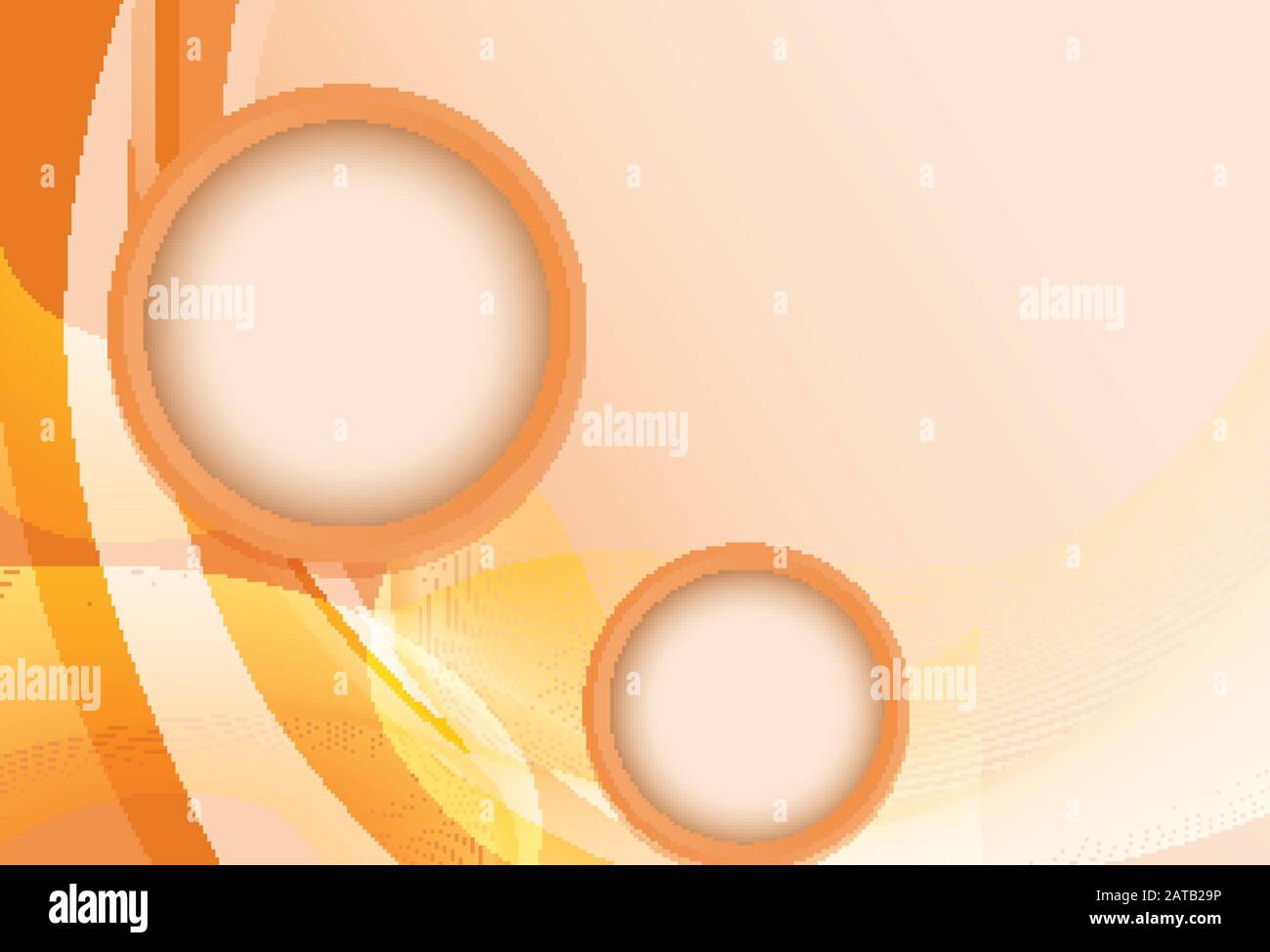 Background design with abstract patterns in orange illustration Stock ...