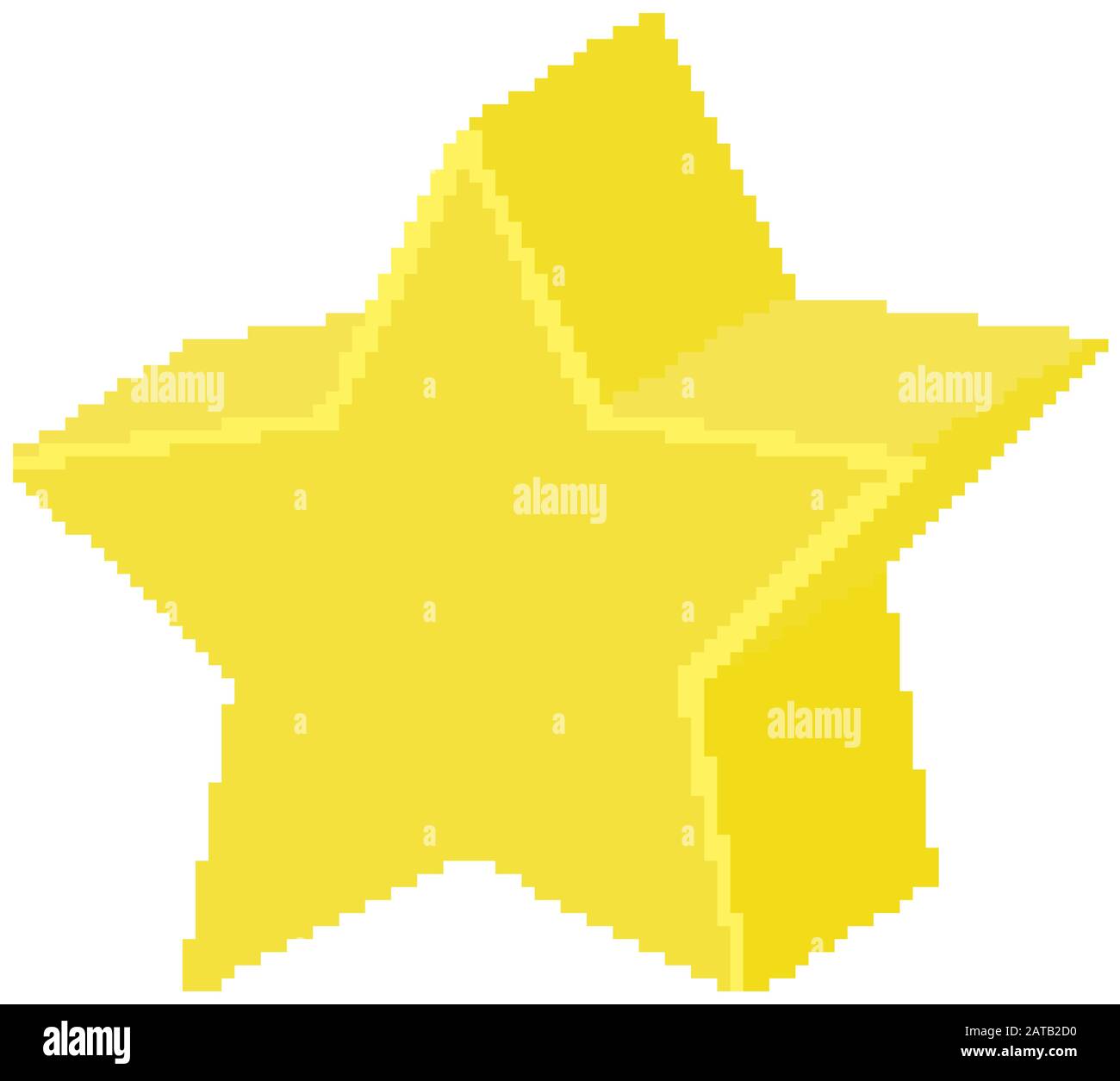 Geometric shape of star in yellow illustration Stock Vector Image & Art ...