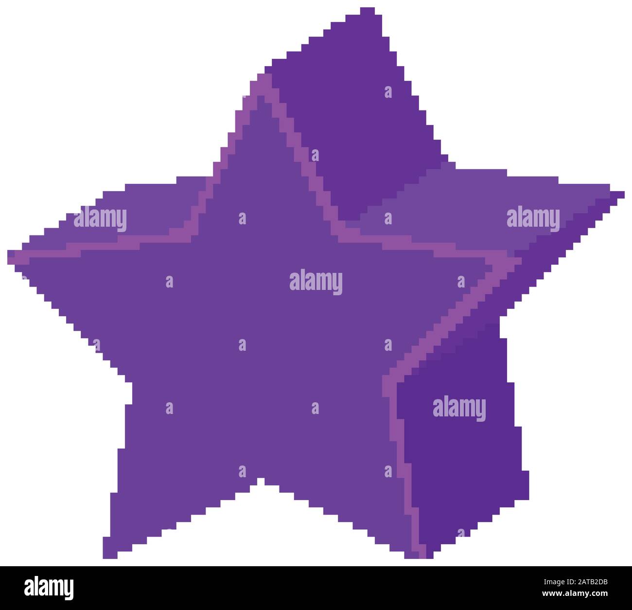 Geometric shape of star in purple illustration Stock Vector Image & Art ...