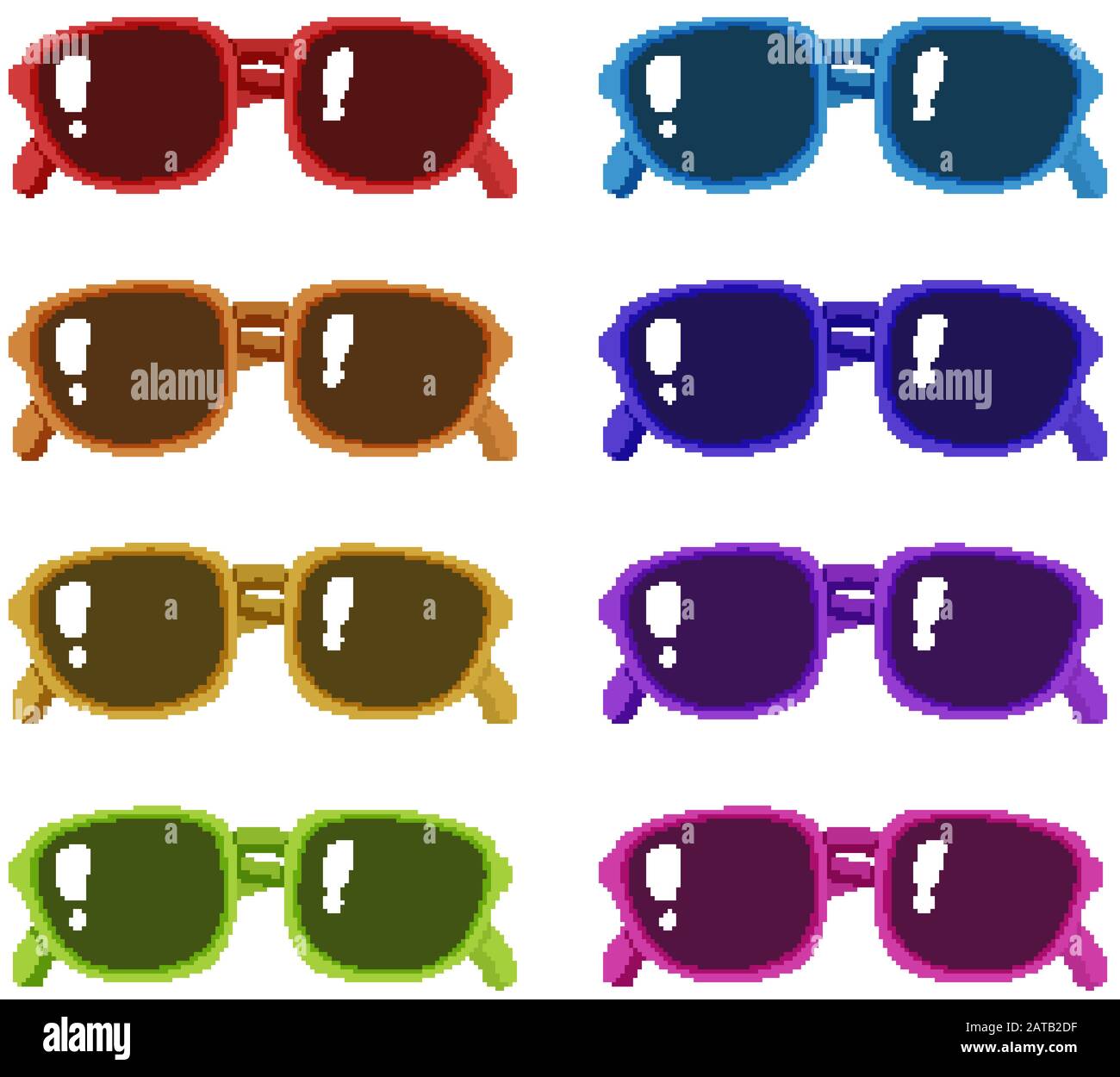 Sunglasses of different colors hi-res stock photography and images - Alamy