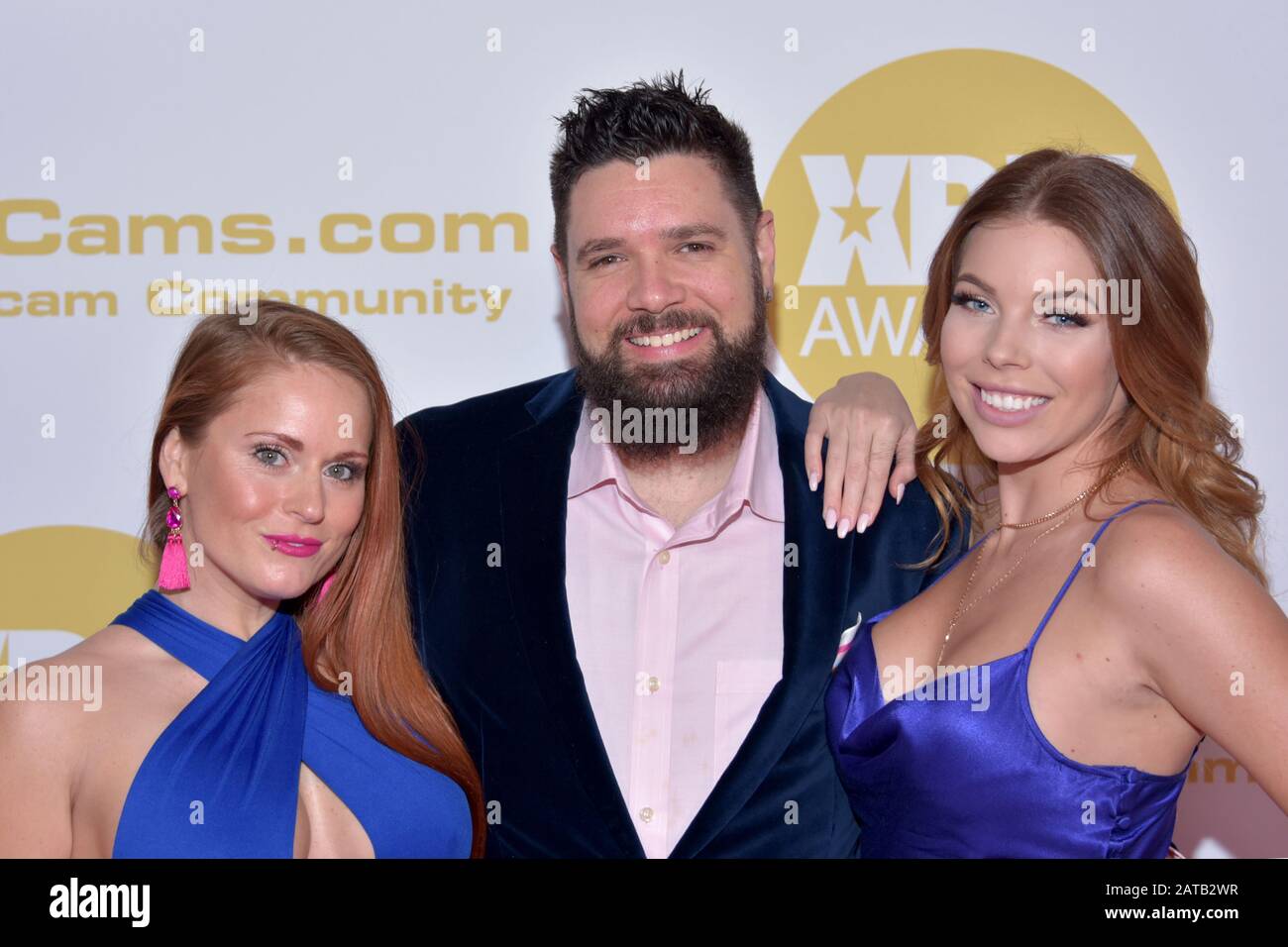 LOS ANGELES, CA, - 01 16: Model Melrose arrives for the "XBIZ Awards ...