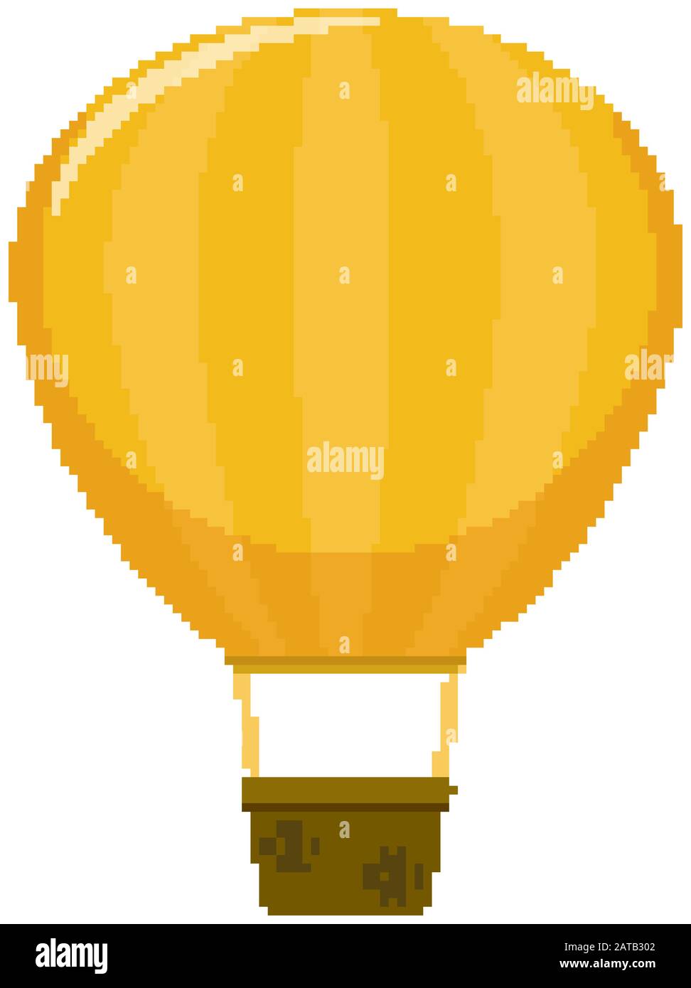 Single Yellow Balloon Clip Art