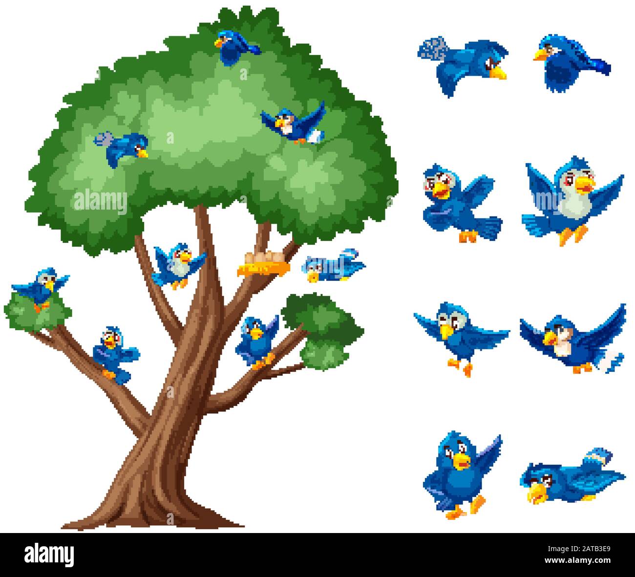 Birds nest clipart hi-res stock photography and images - Alamy