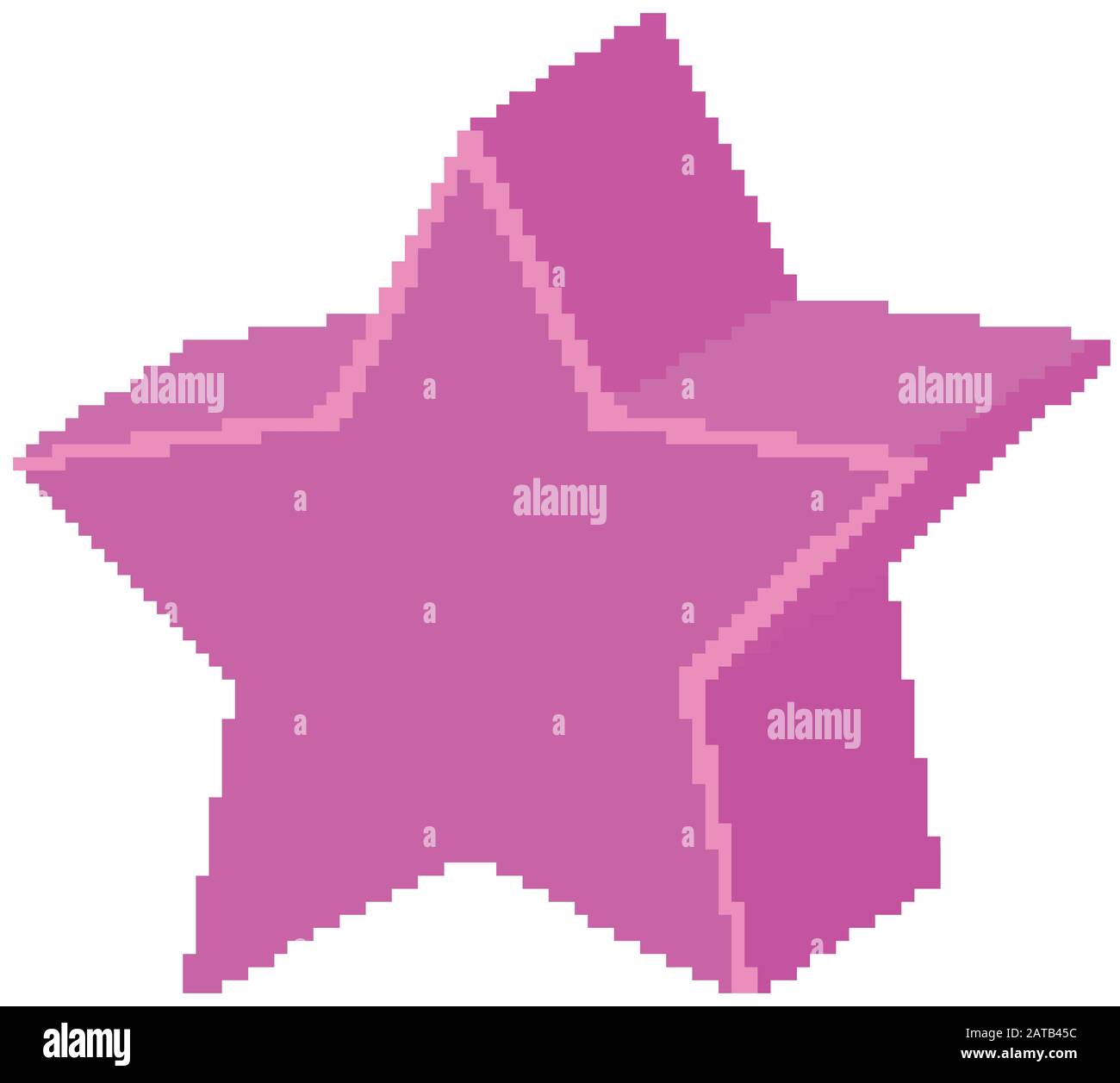 Geometric shape of star in pink illustration Stock Vector Image & Art ...