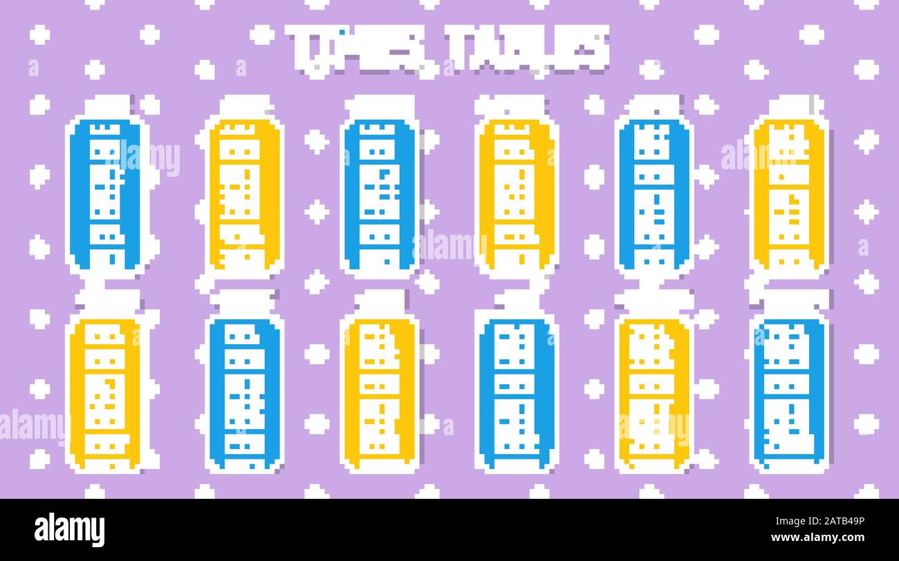 Times tables template on colorful background illustration Stock Vector ...