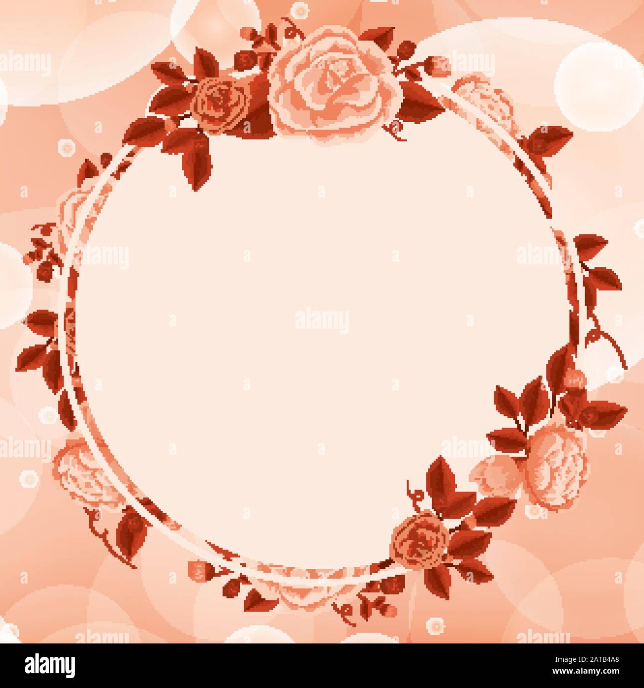 Background design with red flowers illustration Stock Vector Image ...
