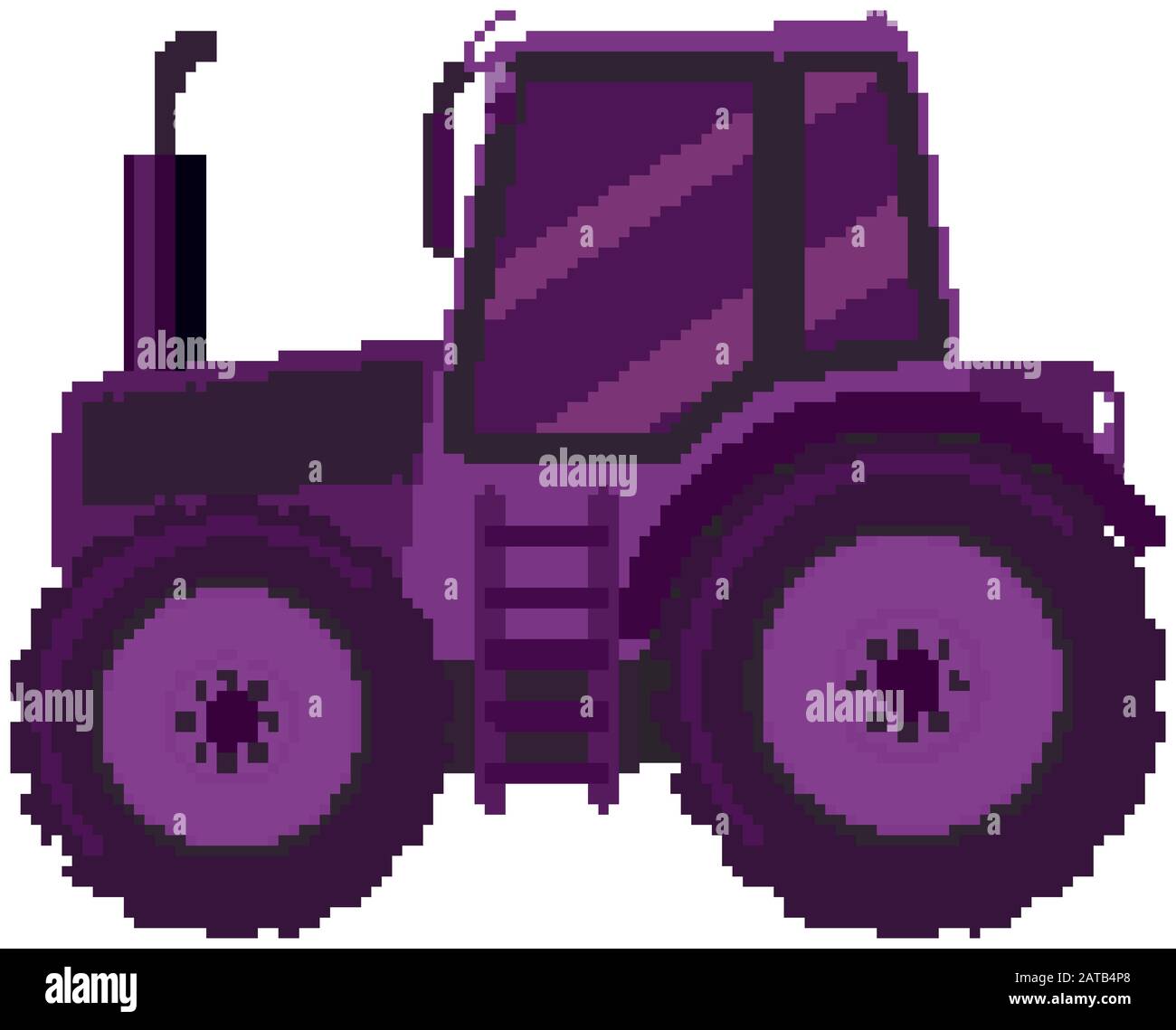 Purple tractor Cut Out Stock Images & Pictures - Alamy