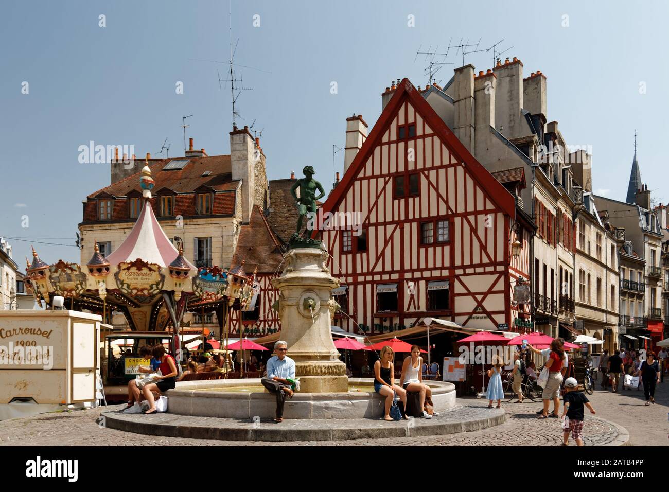 Historic centre of Dijon, France Stock Photo - Alamy