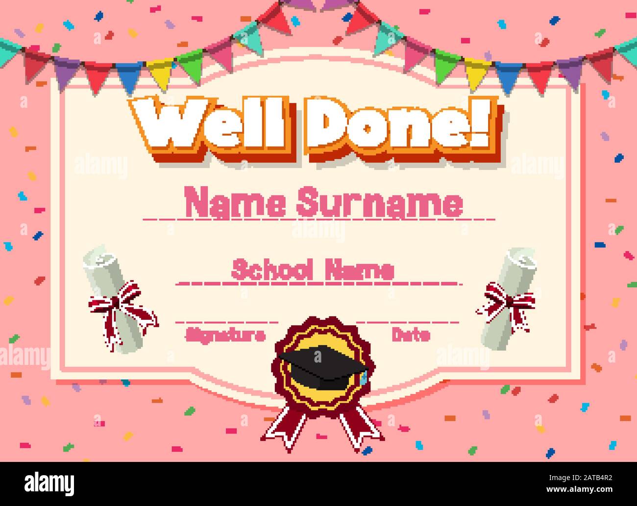 Well Done Certificate Template