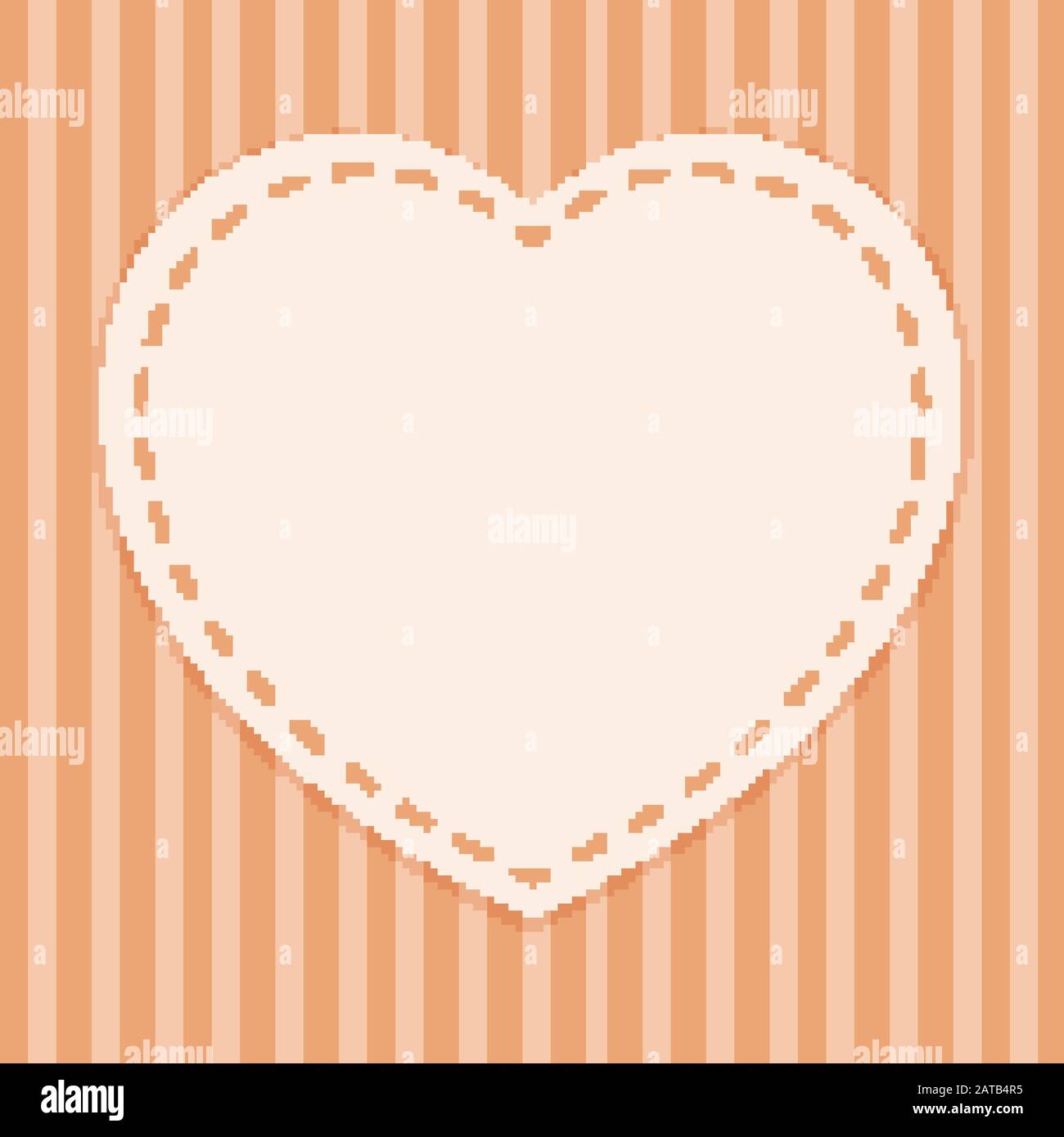 Background template with heart frame illustration Stock Vector Image ...