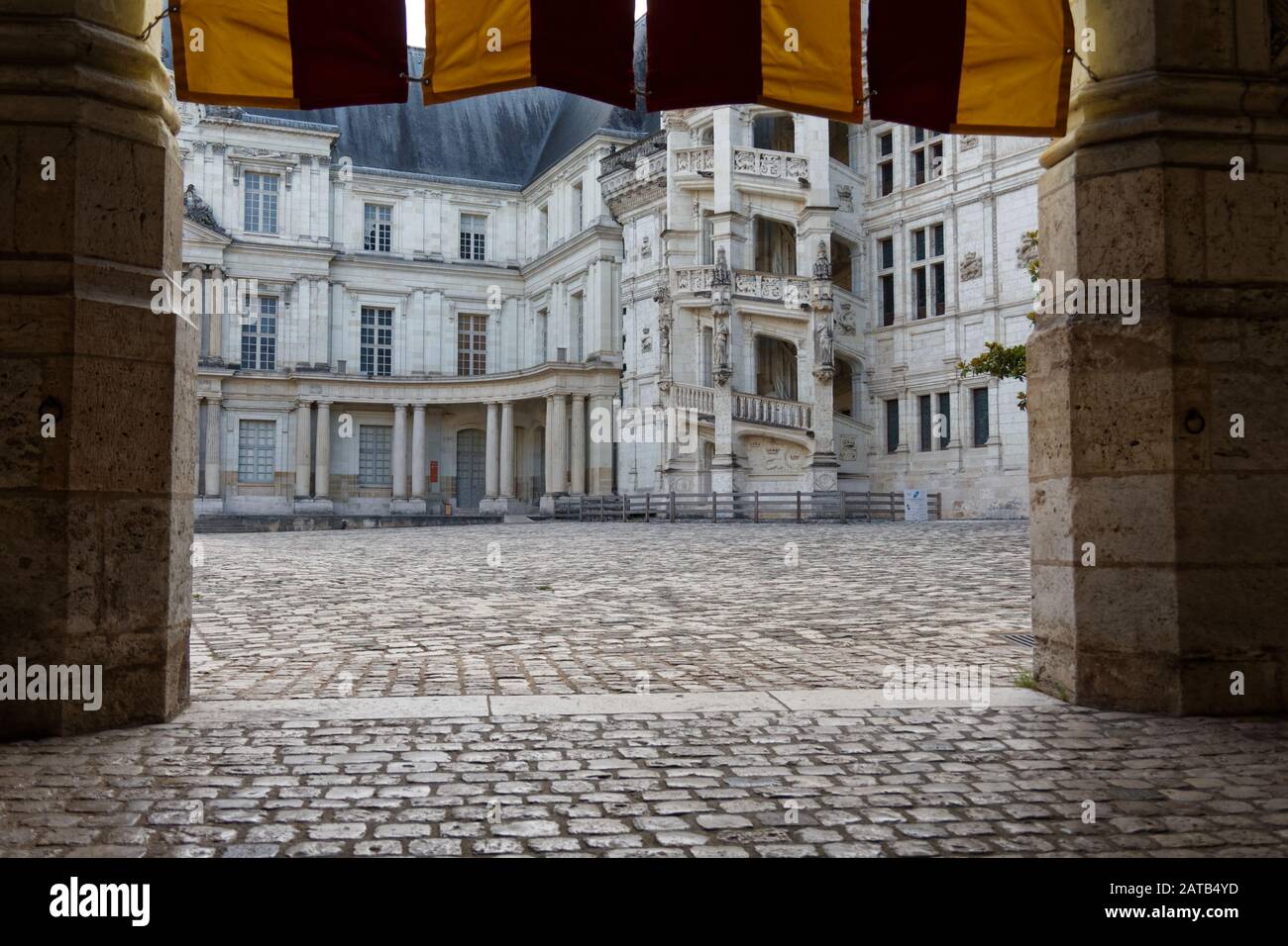 The town of Bloise on Loire Stock Photo - Alamy