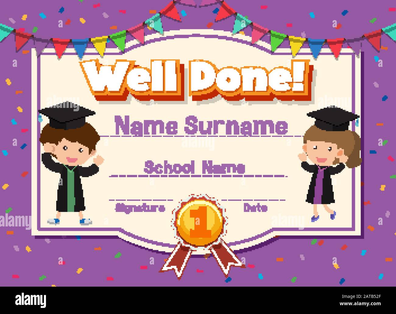 Well Done Certificate Template