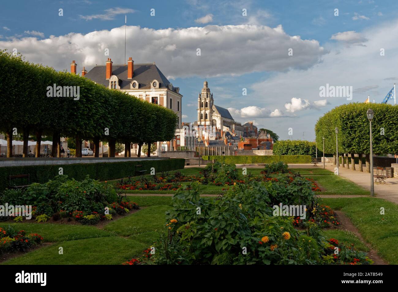 The town of Bloise on Loire Stock Photo - Alamy