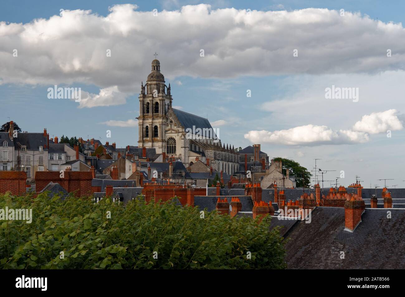 The town of Bloise on Loire Stock Photo - Alamy