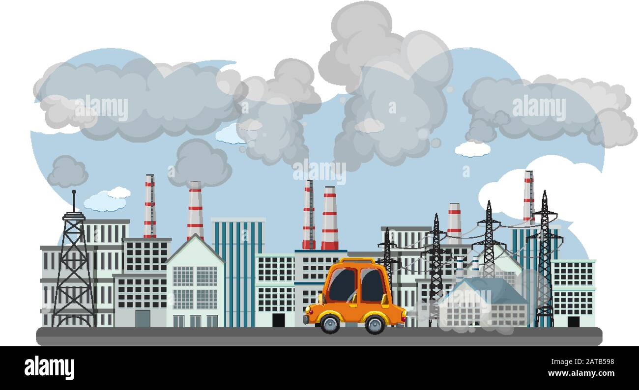 Poster On Air Pollution Clipart