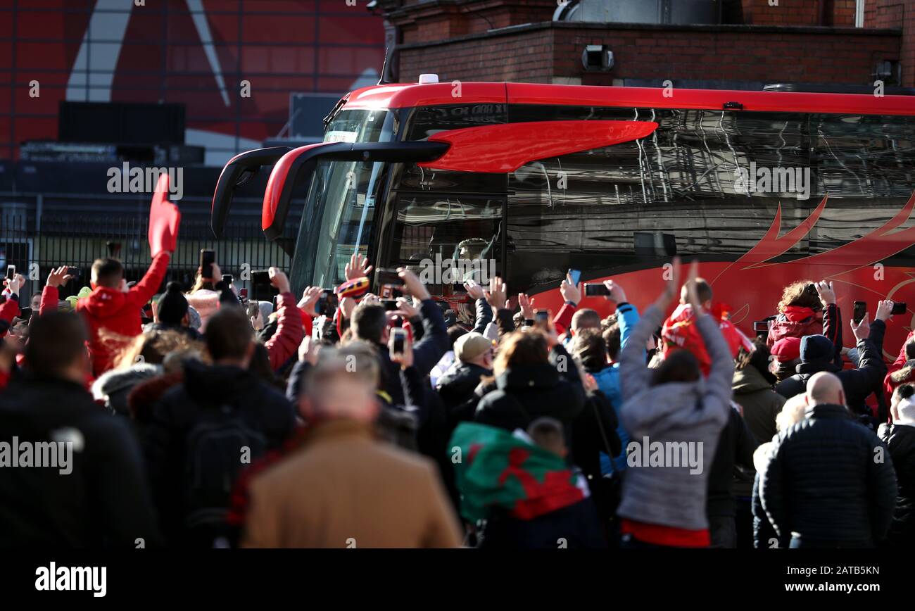 Cardiff bus principality hi-res stock photography and images - Alamy
