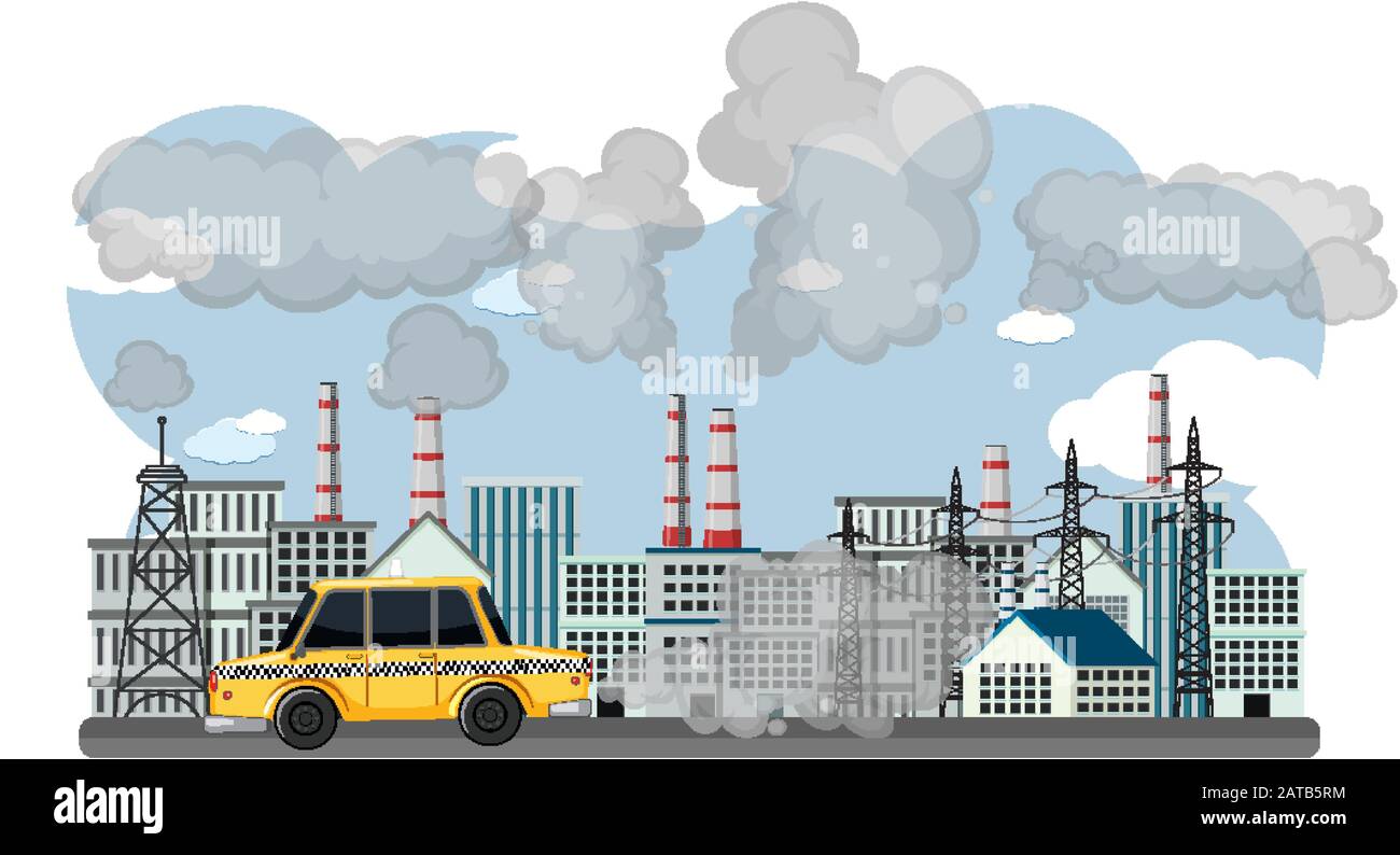 Factory Building Smoke