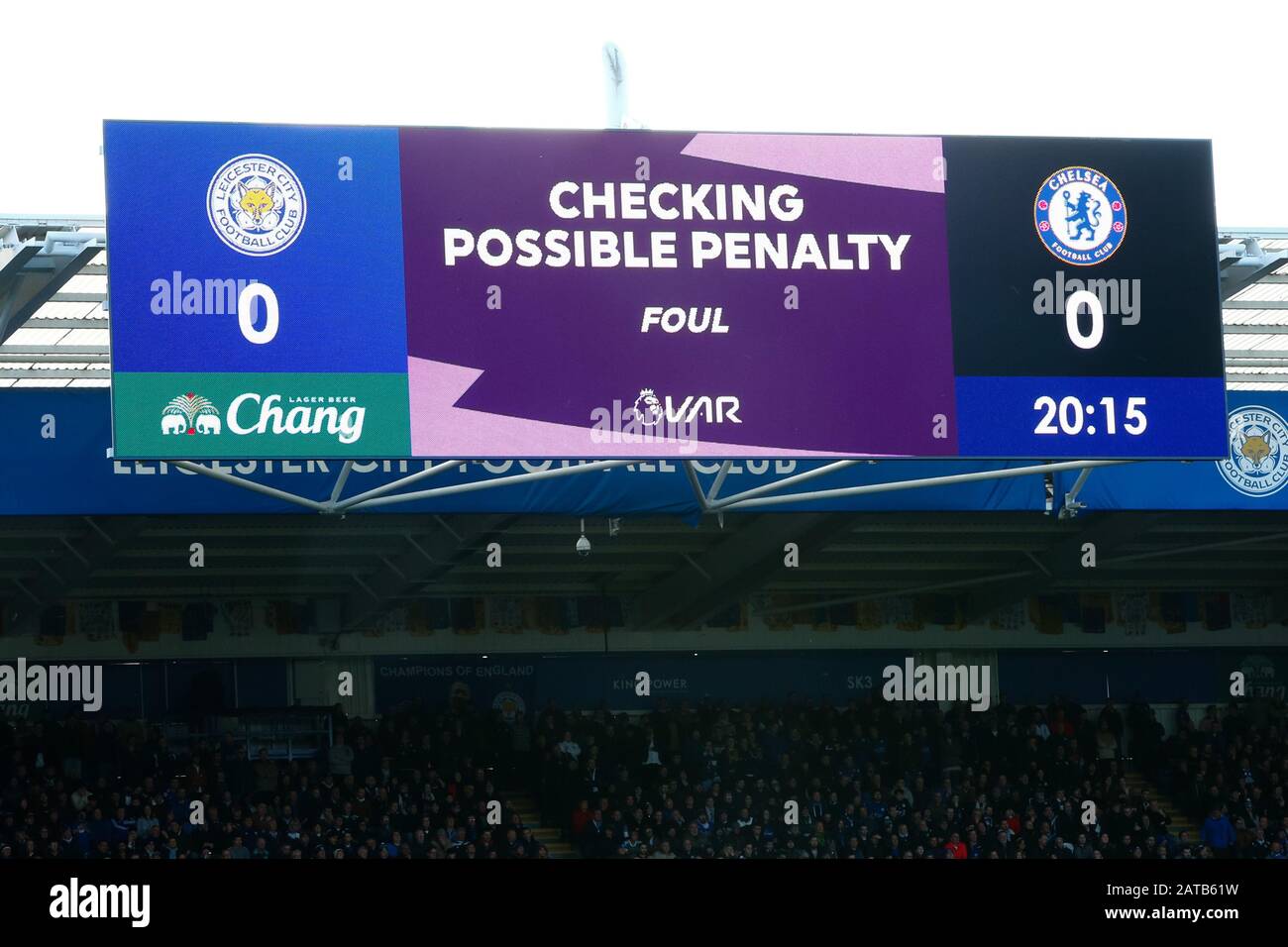 Var screen foul hi-res stock photography and images - Alamy