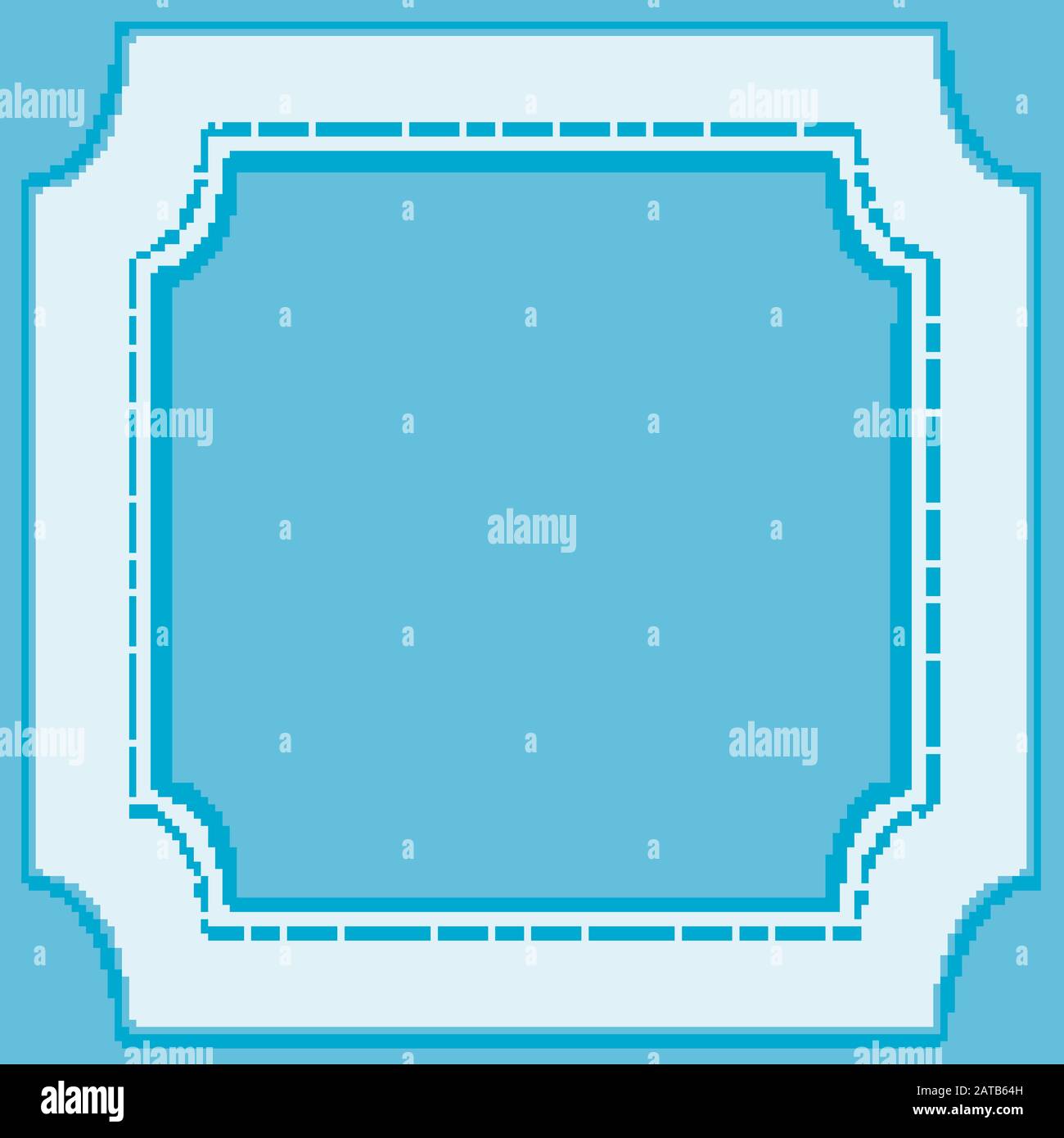 Blue background template with frame illustration Stock Vector Image ...
