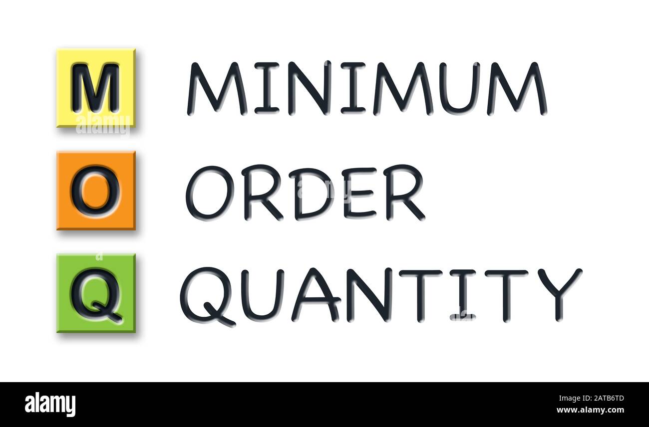 Minimum quantity Cut Out Stock Images & Pictures - Alamy