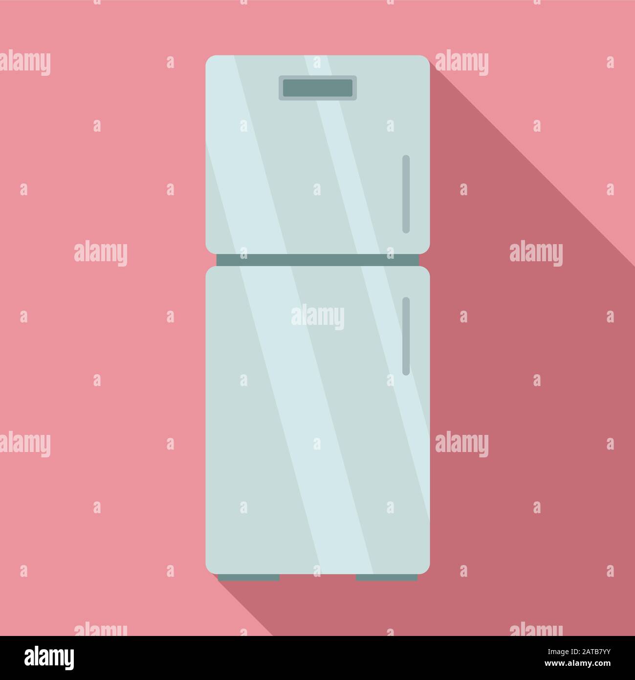 Full fridge icon. Flat illustration of full fridge vector icon for web ...