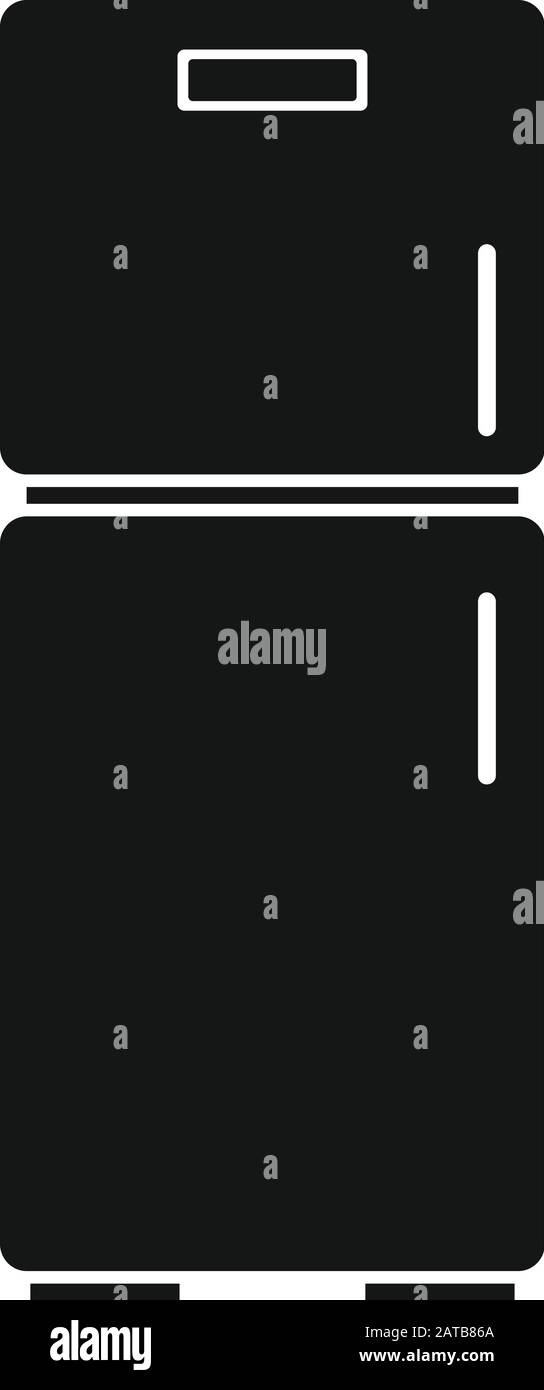 Full fridge icon. Simple illustration of full fridge vector icon for ...