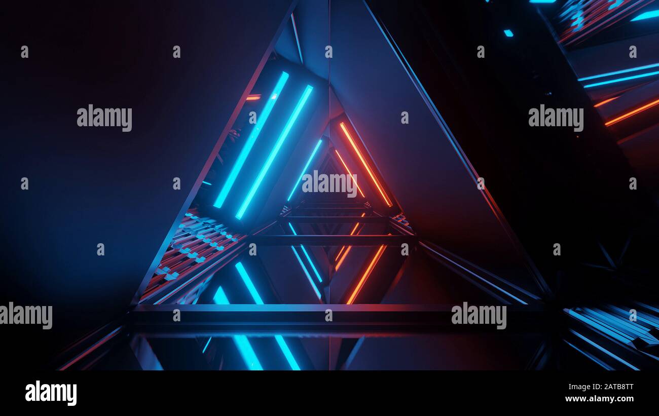 3d illustration background design artwork with abstract triangle shape ...