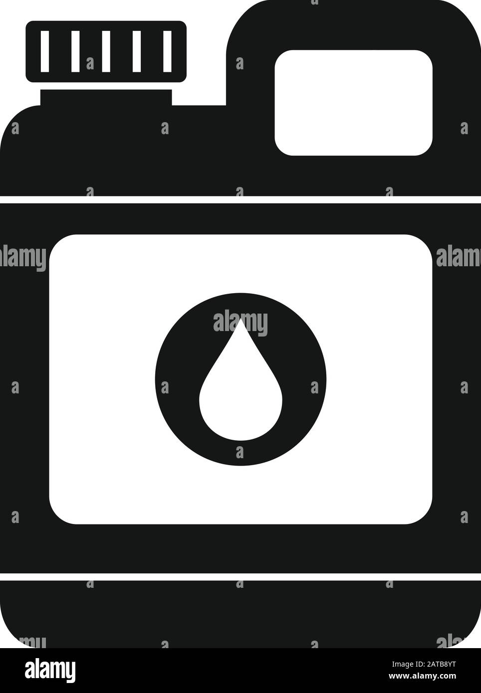 Vehicle motor oil icon. Simple illustration of vehicle motor oil vector ...