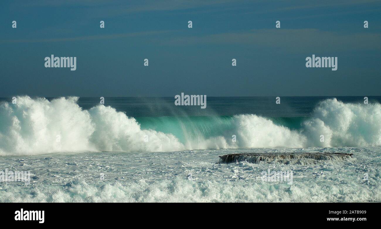 Beautiful Caribbean Ocean Beaches Among the Surf, Waves and Sand of ...