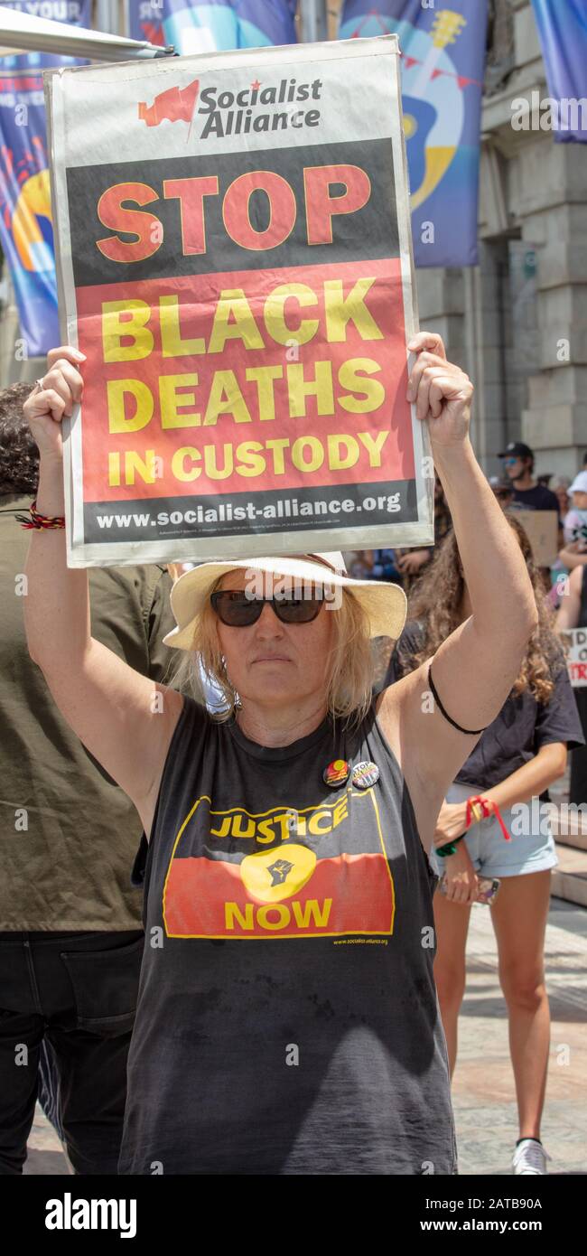 Protest boards invasion day hi-res stock photography and images - Alamy