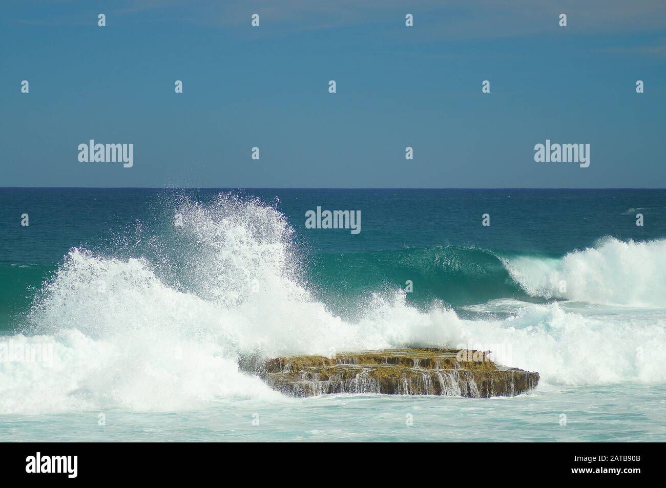 Beautiful Caribbean Ocean Beaches Among the Surf, Waves and Sand of ...