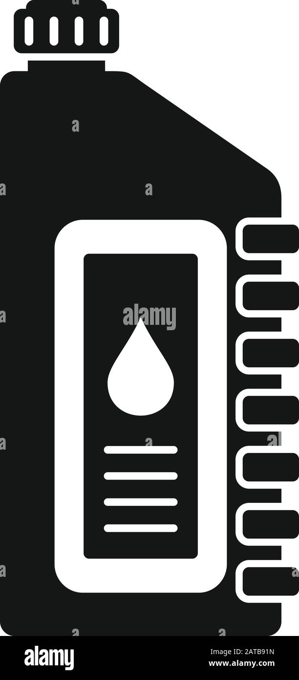 Bike motor oil icon. Simple illustration of bike motor oil vector icon ...