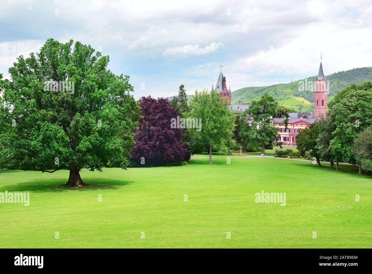Palace in Weinheim, Germany Stock Photo - Alamy
