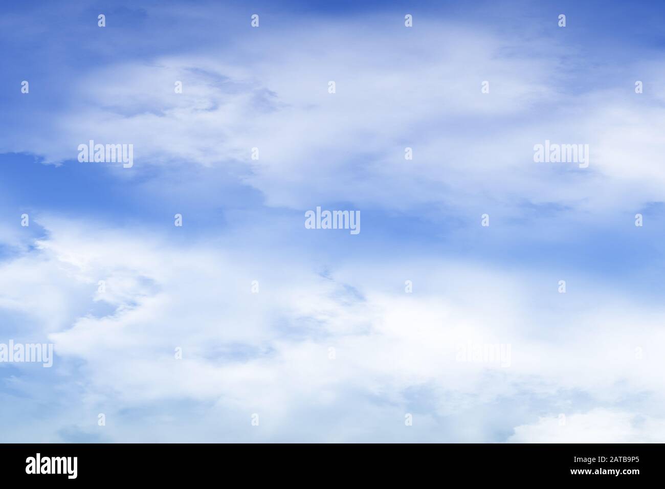 Blue sky texture background template Stock Photo - Alamy