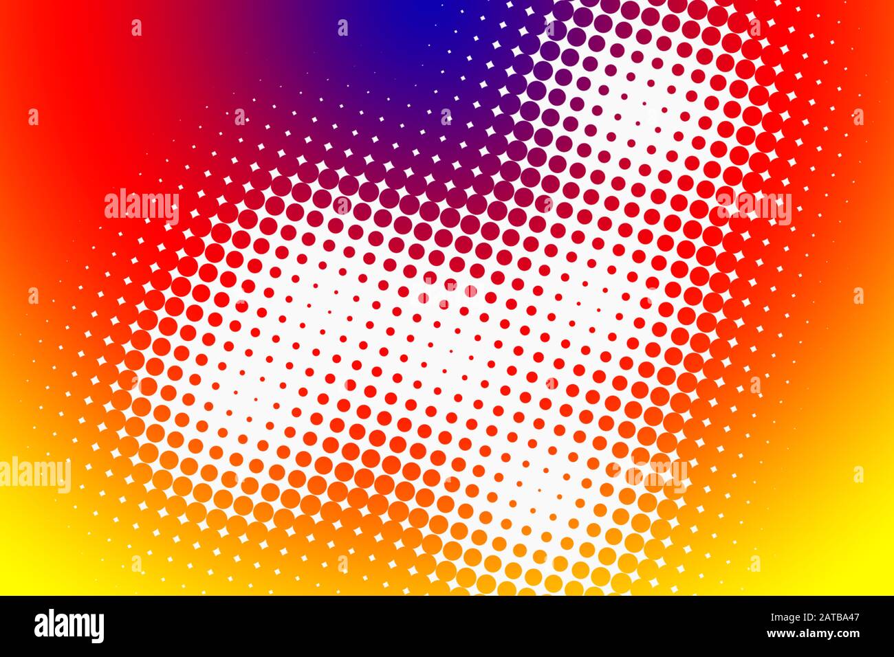 Dots pop art template background Stock Photo - Alamy