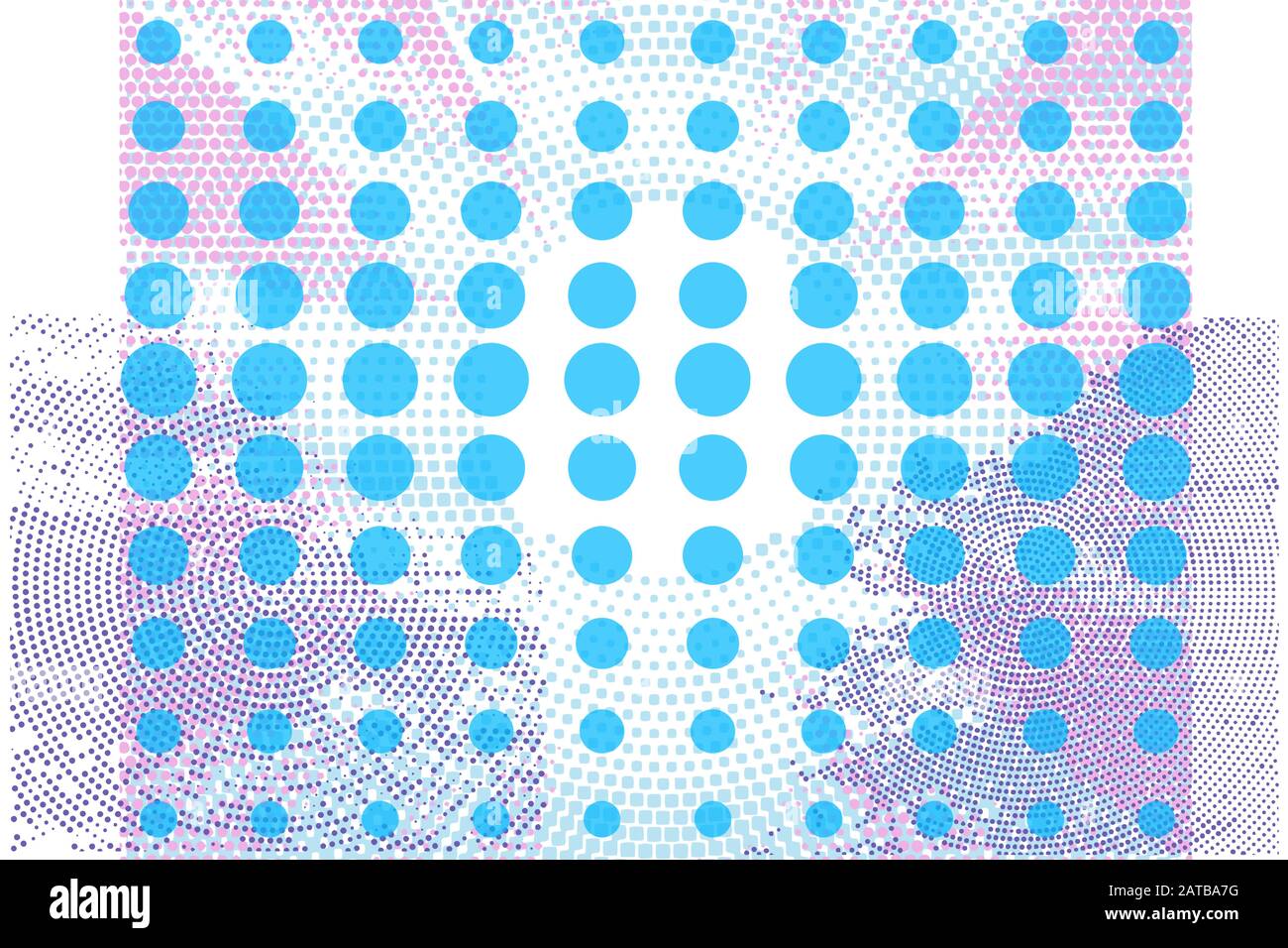 Dots pop art template background Stock Photo - Alamy