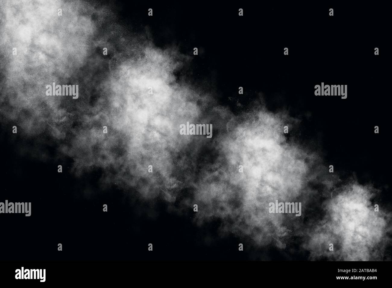 White dust explosion template texture background Stock Photo - Alamy